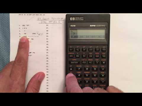 HP 42s Programming Example 1