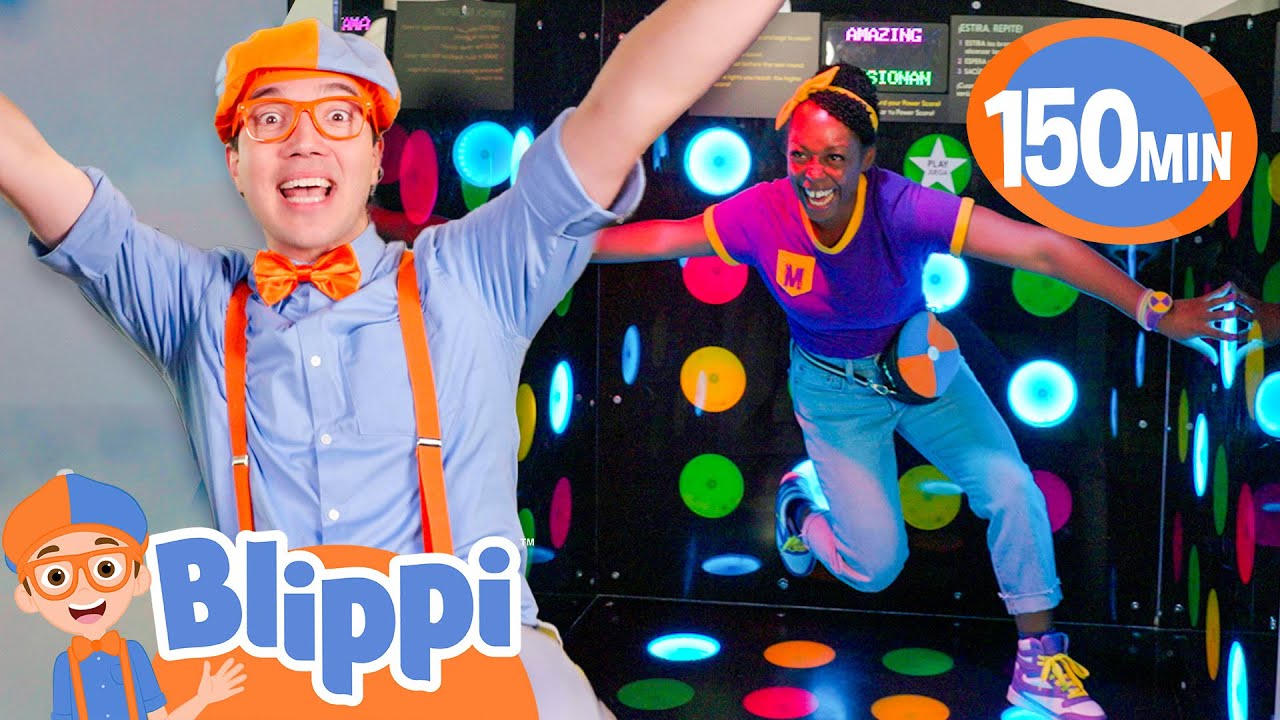 Blippi & Meekah’s STEM Play Day! 🏃💦 Science of Movement & Water Fun! | Educational Videos for Kids
