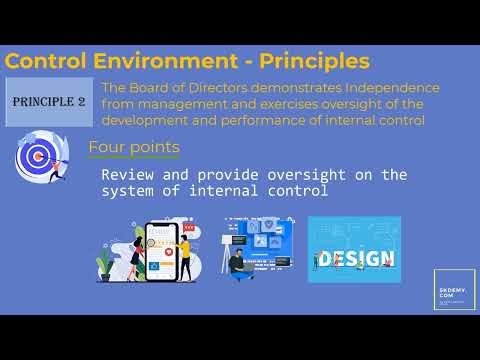 COSO Internal Control - Control Environment - Principles