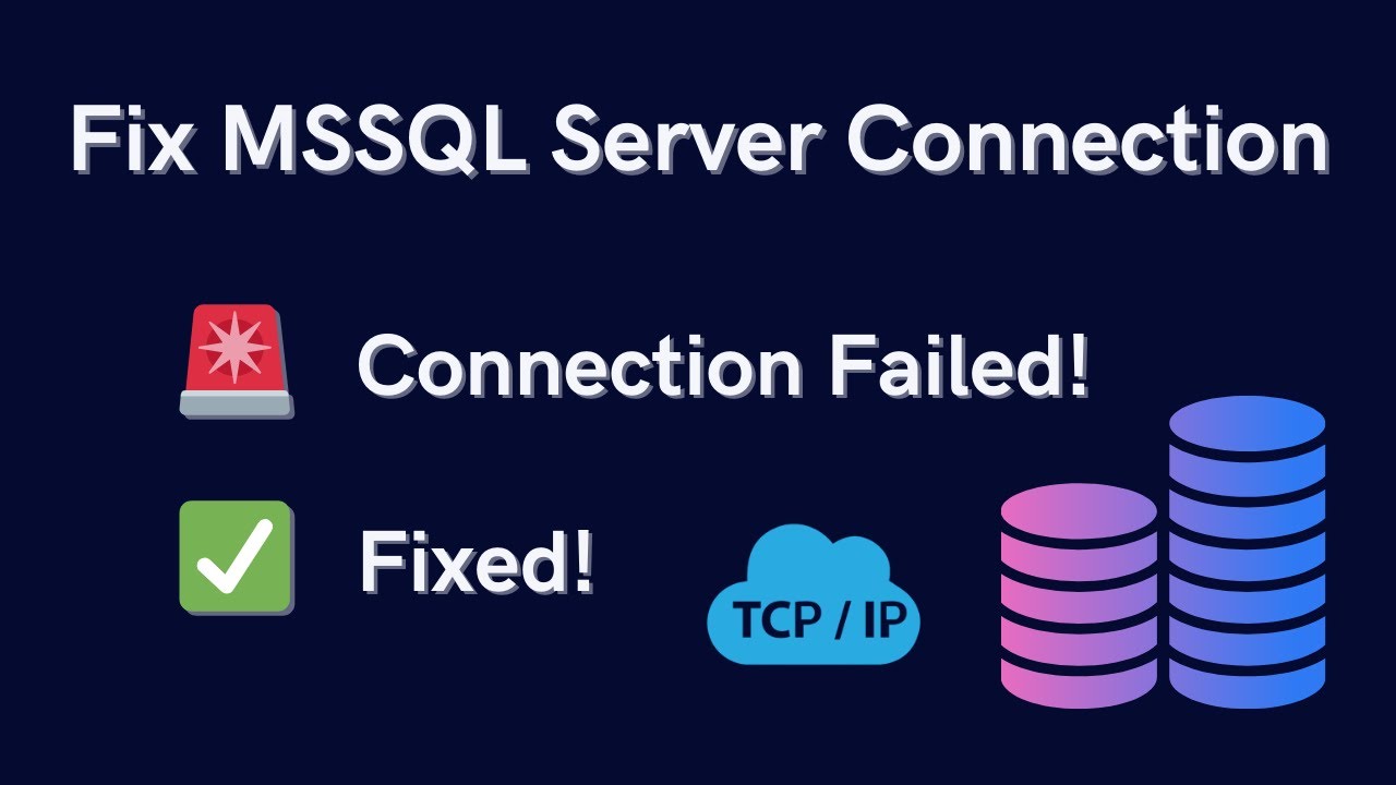 Enable TCP/IP in SQL Server Express – Fix Network Error! (2025)