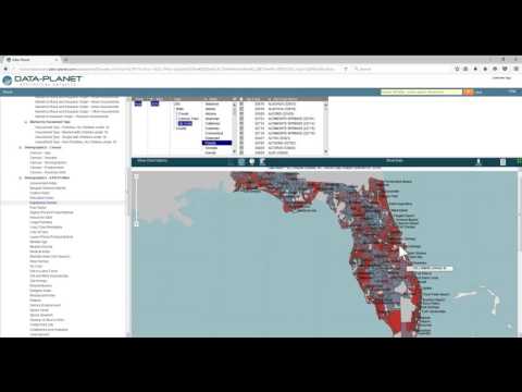 Data-Planet Demo of EASI Analytics data