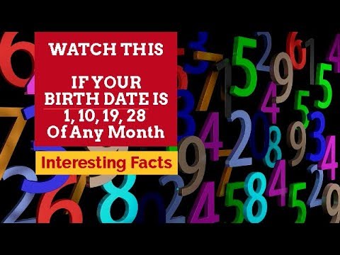 Birth Date Numerology for People Born on 1, 10, 19, 28 (Birth Day ...