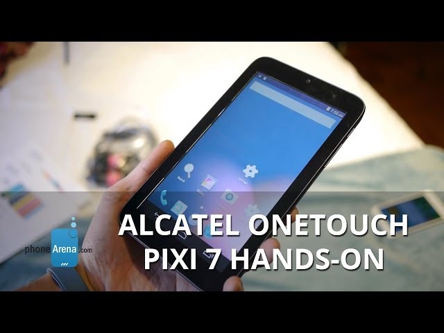 Alcatel OneTouch Pixi 7 hands-on: Android tablet on the cheap - PhoneArena