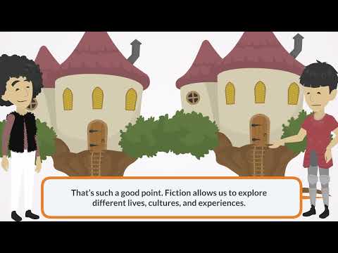 English speaking practice on topic : The Role of Fiction in Shaping Society