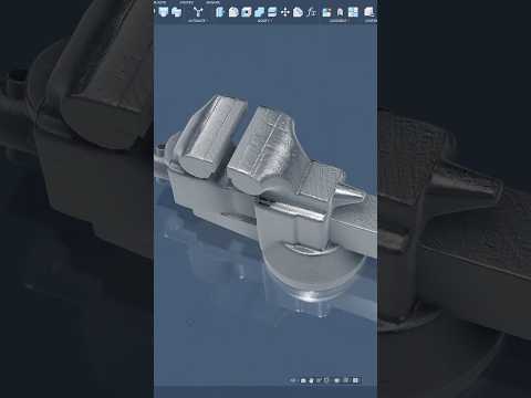 3D-Scanning my Bench Vise with the Revopoint Trackit