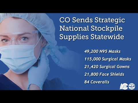 Colorado health department begins distributing supplies from Strategic National Stockpile