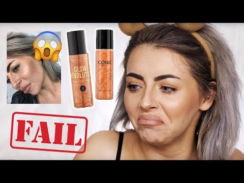 FAIL! TESTING GLOW REVOLUTION SPRAY (ICONIC LONDON DUPE!?) FIRST IMPRESSIONS + WEAR TEST!
