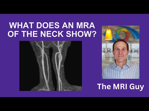 What is an MRA of the neck?