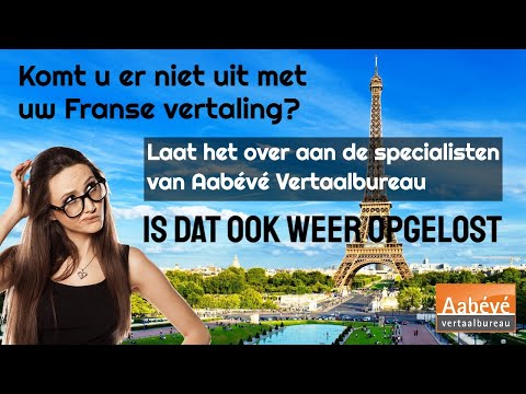 Vertalen Nederlands Frans