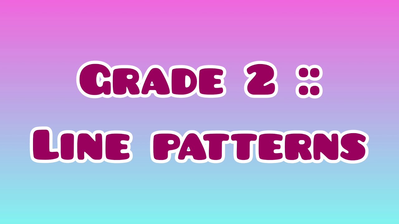 TSSS Grade 2 :: Art :: Line Patterns