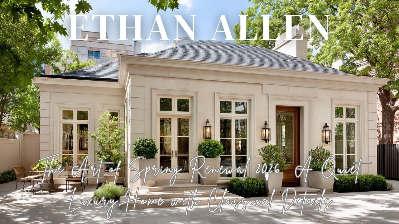 The Art of Spring Renewal 2026  A Quiet Luxury Home with Classical Details Inspired by Ethan Allen