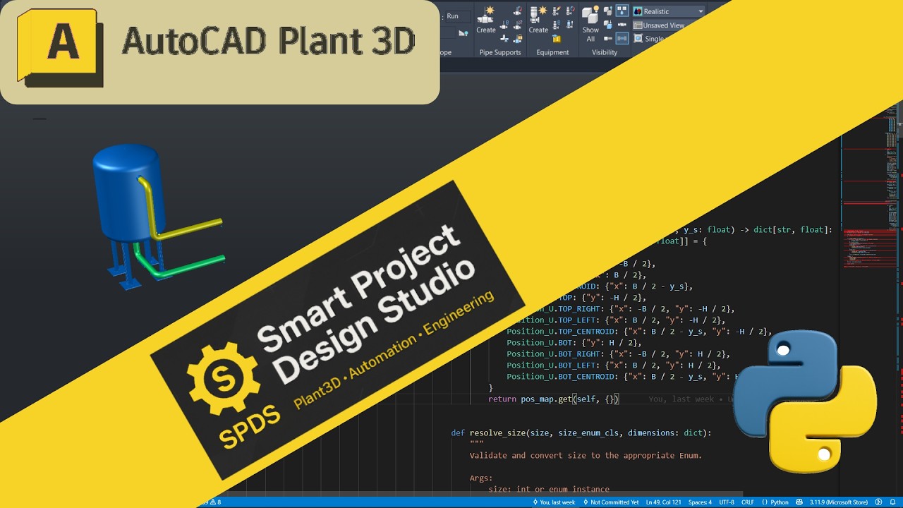 Python Development Toolkit for AutoCAD Plant 3D
