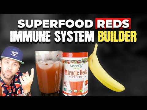 Discover the Real SUPERFOOD POWDER (Reds) Beverage and Letโs Build that Immune System