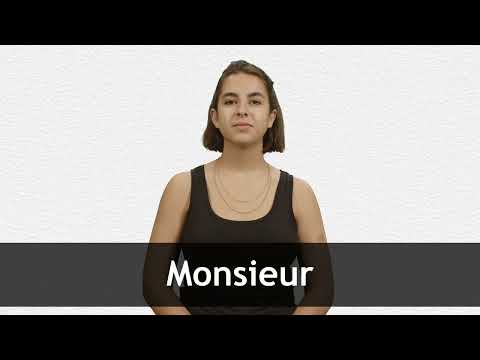 How to pronounce MONSIEUR in French