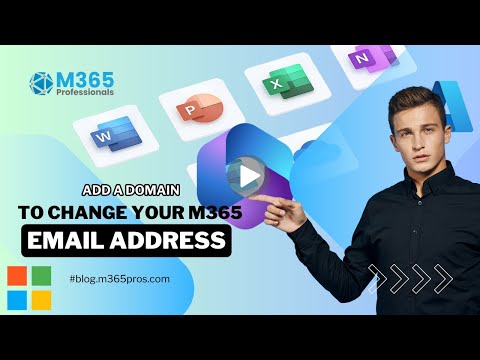 Add a domain to change your Microsoft 365 email address! | exchange online!