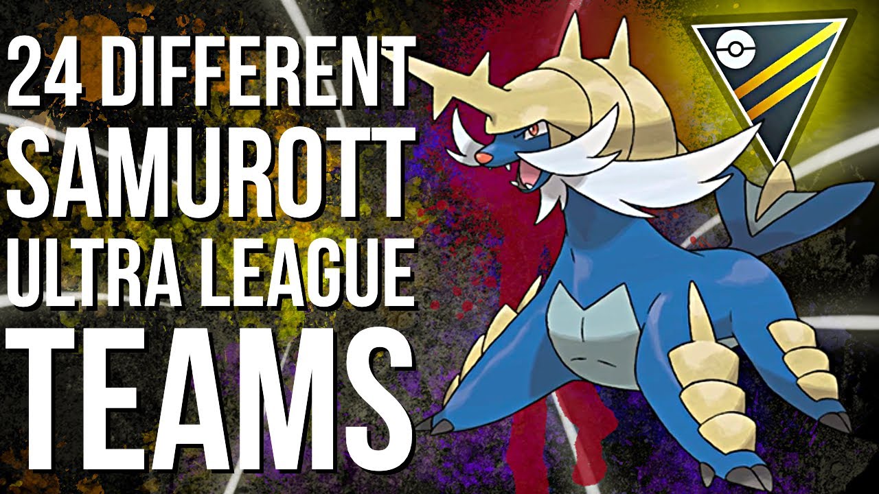 SAMUROTT IS DECENT (24 UNIQUE TEAMS) | GO BATTLE LEAGUE | Pokebattler