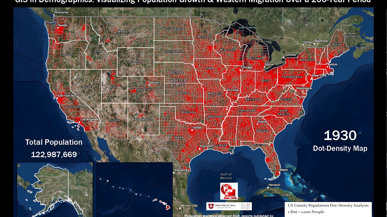 GIS in Demographics: Dot Density Map Animation