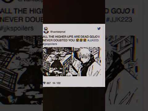 Jujutstu kaisen chapter 223 leaks Gojo, Utahime, Gakuganji vs Sukuna 💀