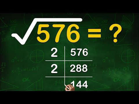 Square root of 576 / 576 ka square root / 576 ka vargmul