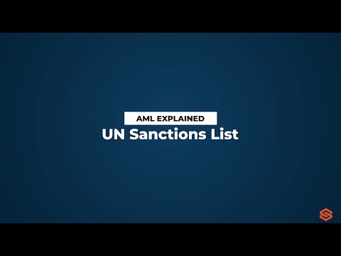 UN Sanctions List l AML Explained #36