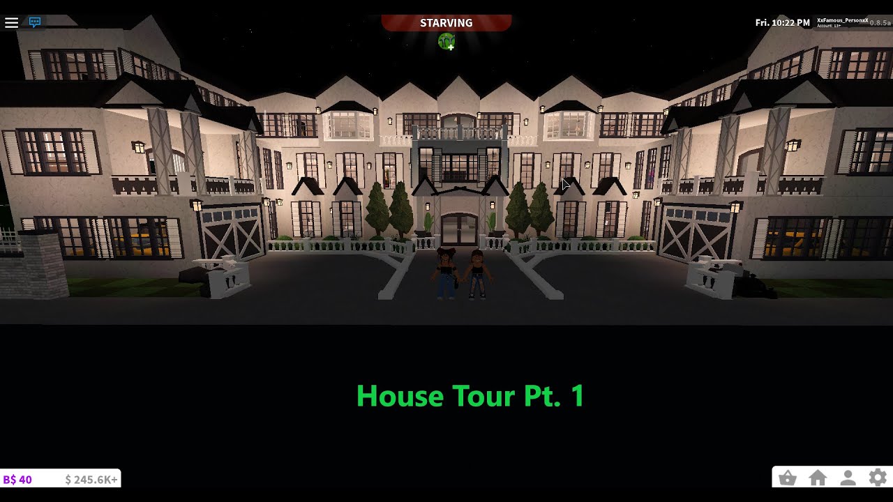 House Tour Pt. 1!|Bloxburg Roleplay|