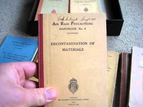 AIR RAID PRECAUTIONS MANUALS FROM WW2 by METAMORPHICWONDERS