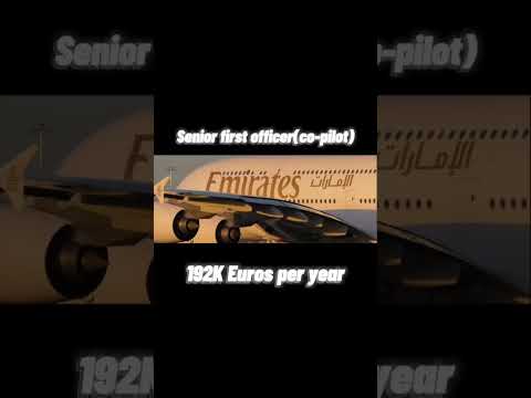 Salary of a emirates pilot🇦🇪