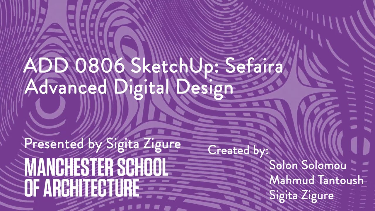 ADD 0806 Sketchup: Sefaira