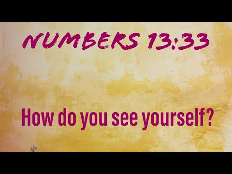 Numbers 13:33 - How do you see yourself?
