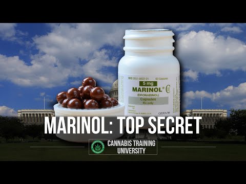 Marinol. Dronabinol. THC Pills.