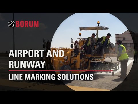 AIRPORT AND RUNWAY line marking solutions