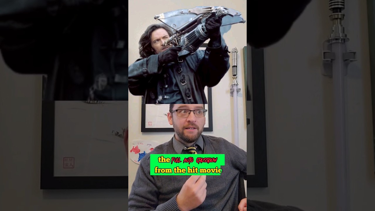 Unleashing Van Helsing's Full Auto Crossbow: A Modern Take on a Classic Weapon #history #movie