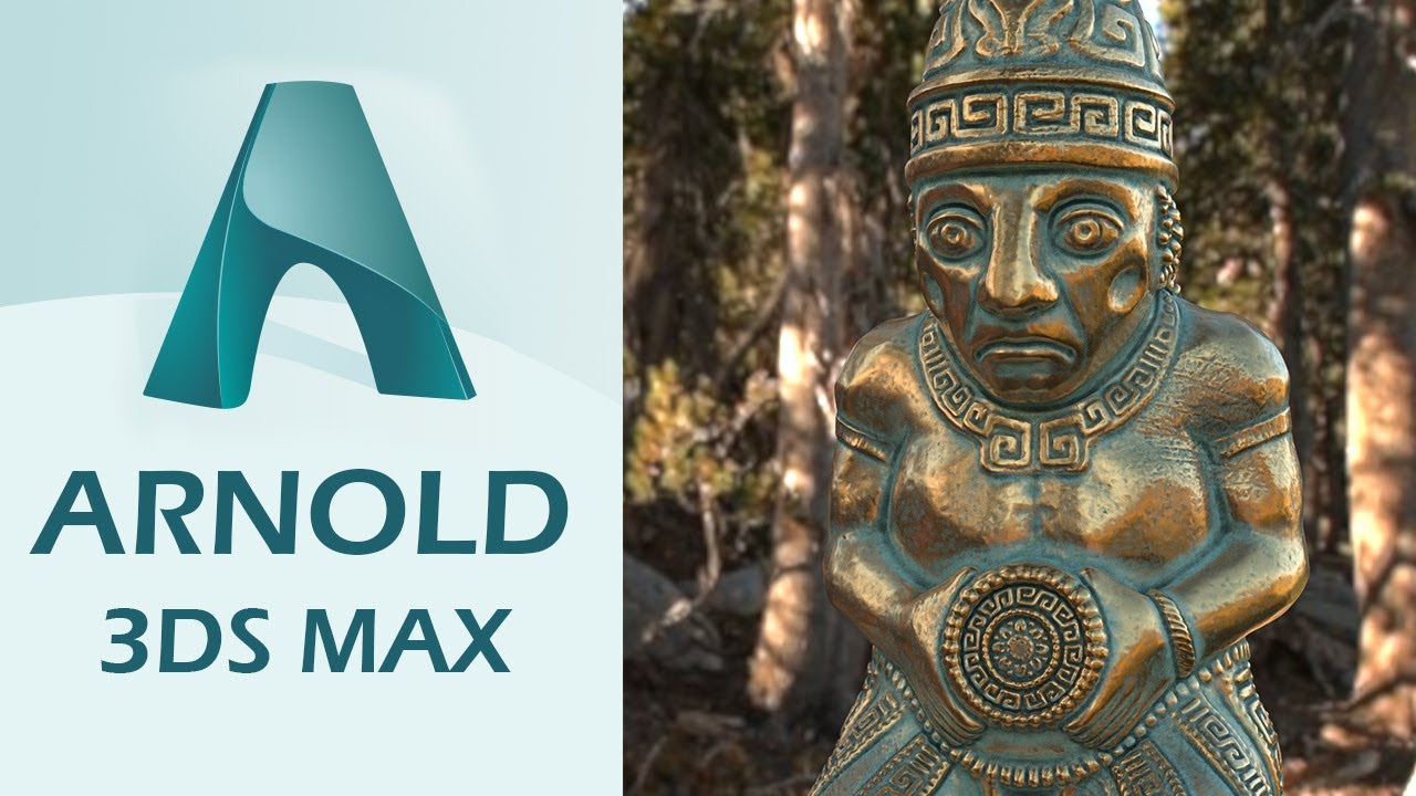 Arnold Render - oxidized material - 3ds Max