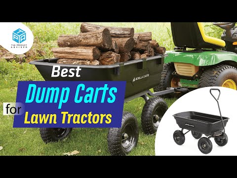 7 Best Dump Carts for Lawn Tractors 2023 - Best Lawn Tractors Dump Cart Reviews