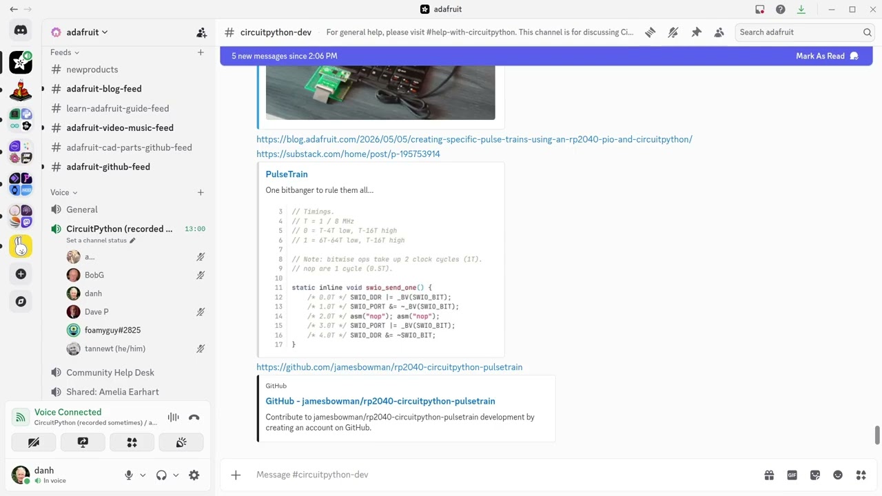 CircuitPython Weekly Meeting for May 11, 2026 @circuitpython #circuitpython #adafruit