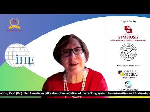 Day 1, SIU AIU Annual Conference on IHE: Address by the speaker the Prof. (Dr.) Ellen Hazelkorn