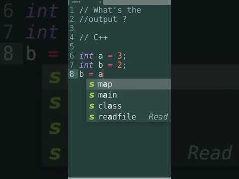 What's the output of this C++ code? #shorts