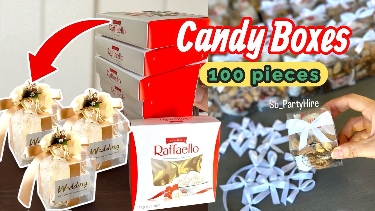 How to Make Candy Boxes for a Wedding | Easy DIY Tutorial