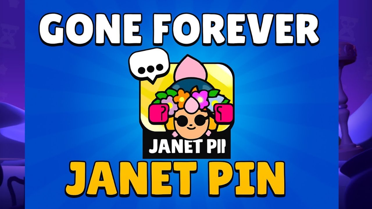 Janet Pin Locked Forever - Brawl Stars