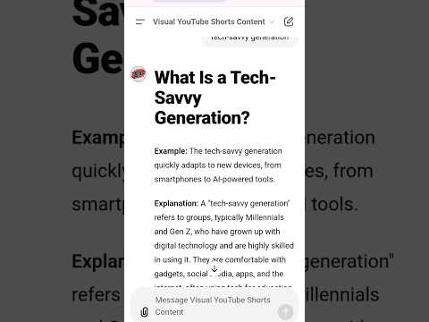 What Is a Tech-Savvy Generation?