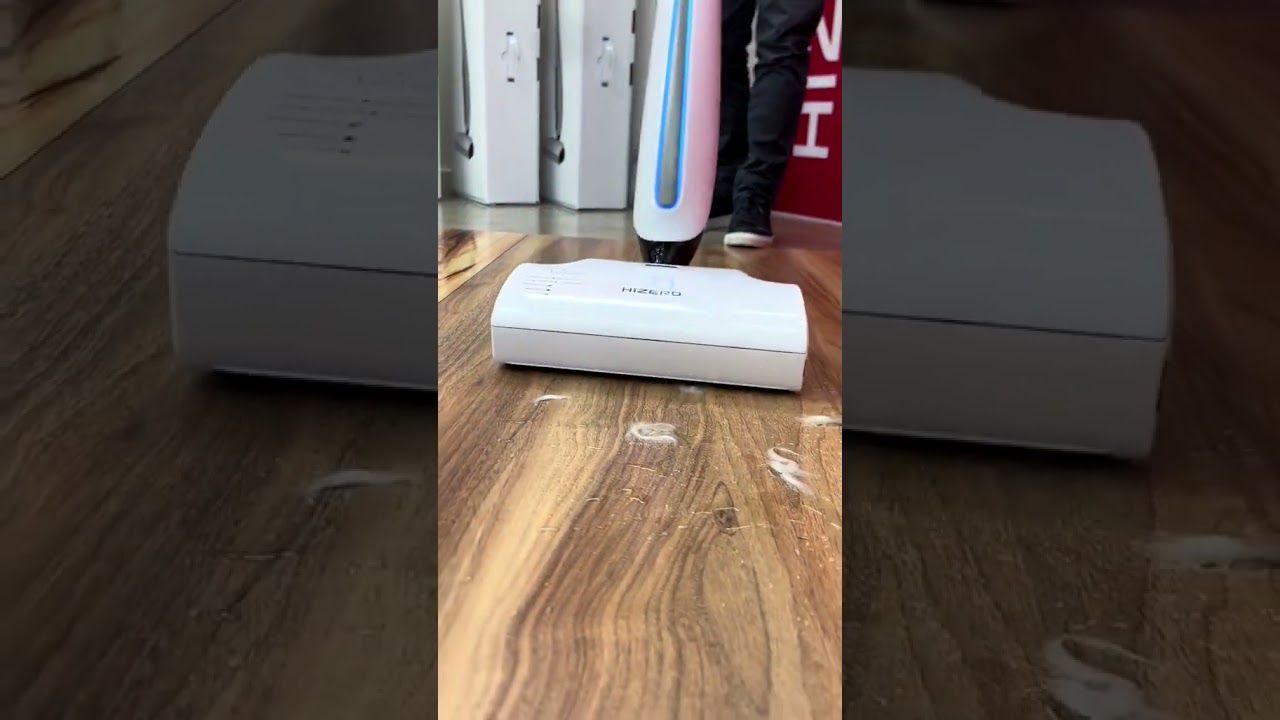 Pet hair, wet or dry, is no problem for the HIZERO✨Sweep and mop at the same time. #Hizero