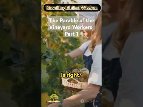 The Parable of the Vineyard Workers | Matthew 20:1-16 | Part 1 | Unveiling Biblical Wisdom #parable