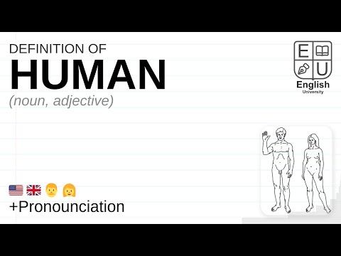 HUMAN meaning, definition & pronunciation | What is HUMAN? | How to say HUMAN