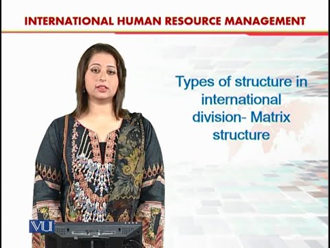 Types of Structure in International Division|International Human Resource Management|HRM630_Topic016