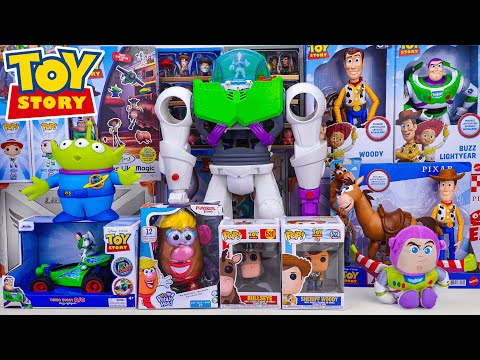 Unboxing Disney Pixar Toy Story toy collection ASMR | Disney Pixar Toy Story Buzz Lightyear, Woody