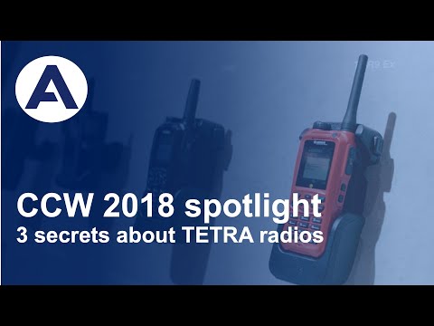 What are three secrets about TETRA radios that virtually no-one knows about?