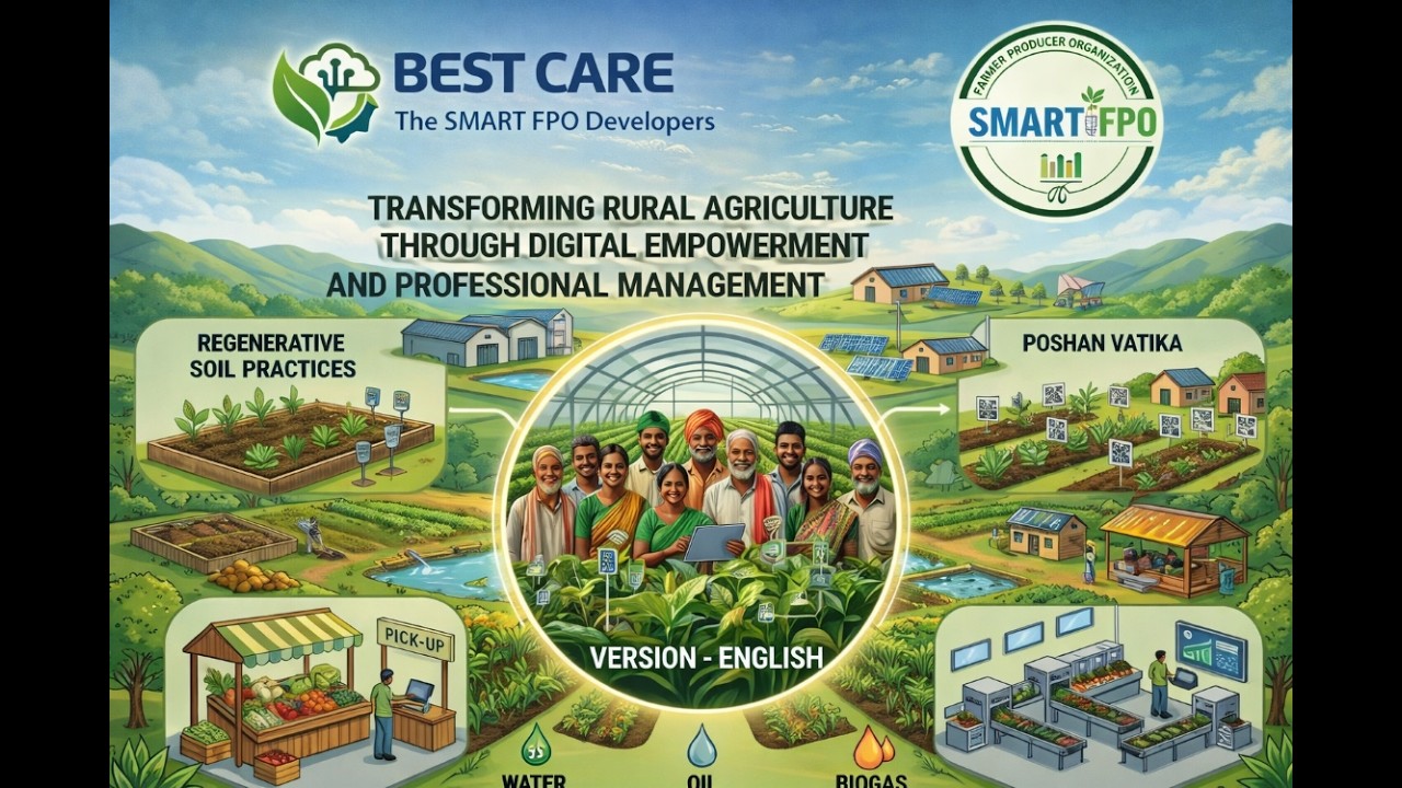 (English) SMART FPO Model 🌱 | Transforming Rural Agriculture Digitally