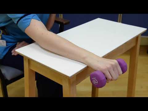 Elbow Concentric Strengthening Exercise