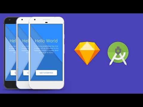 Splash Screen in Sketch App and Android Studio XML Tutorial Video Lecture - How to Design UI in ...