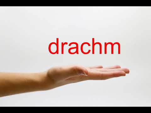 How to Pronounce drachm - American English